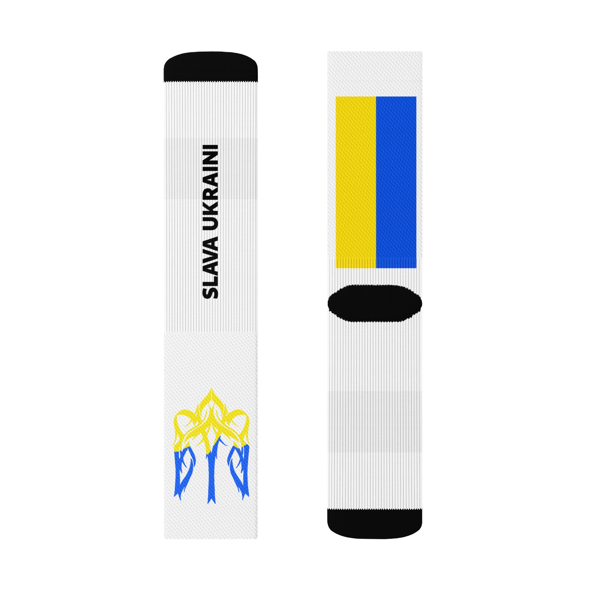 "Slava Ukraini" Crew Socks – Ukrainian Friend's Store